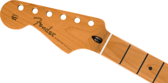Satin Roasted Maple Stratocaster LH Neck, 22 Jumbo Frets, 12", Maple ...