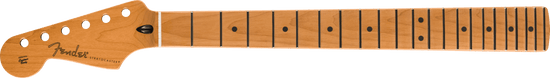 Satin Roasted Maple Stratocaster LH Neck, 22 Jumbo Frets, 12", Maple ...