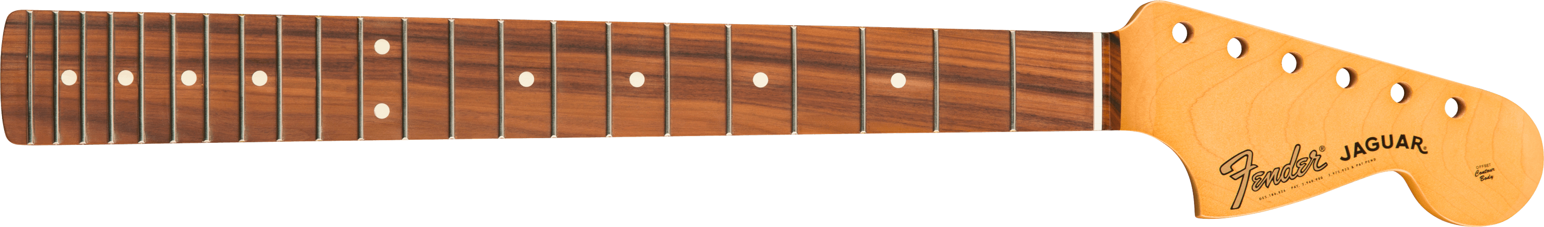 Classic Player Jaguar Neck, 22 Med Jumbo Frets, Pau Ferro, C shape – Fender