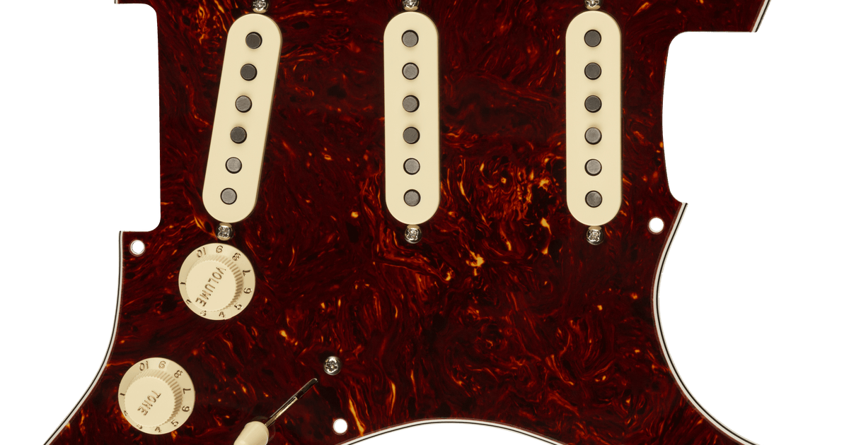 Pre-Wired Strat® Pickguard, Custom Shop Fat 50's SSS – Fender